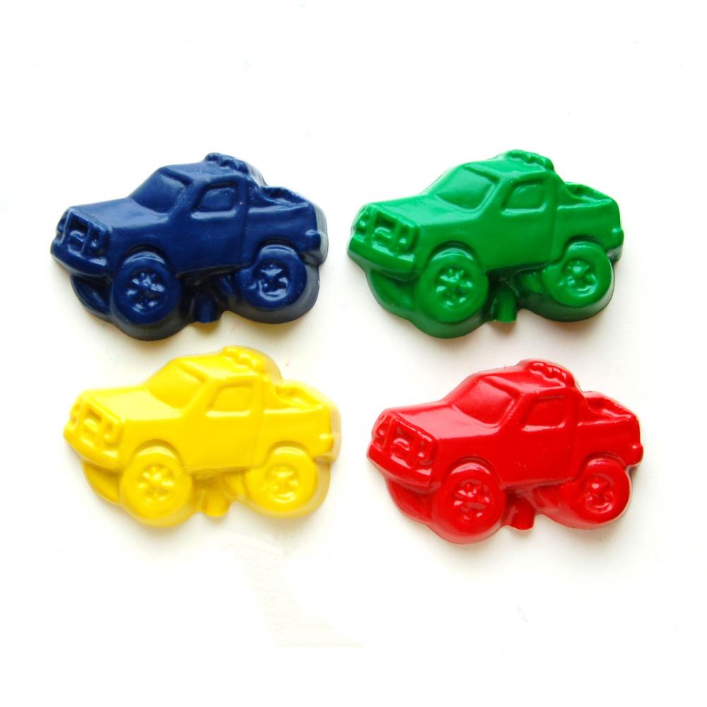Monster Truck Party Favors - Package Of 12 Monster Truck Shaped Crayons ...